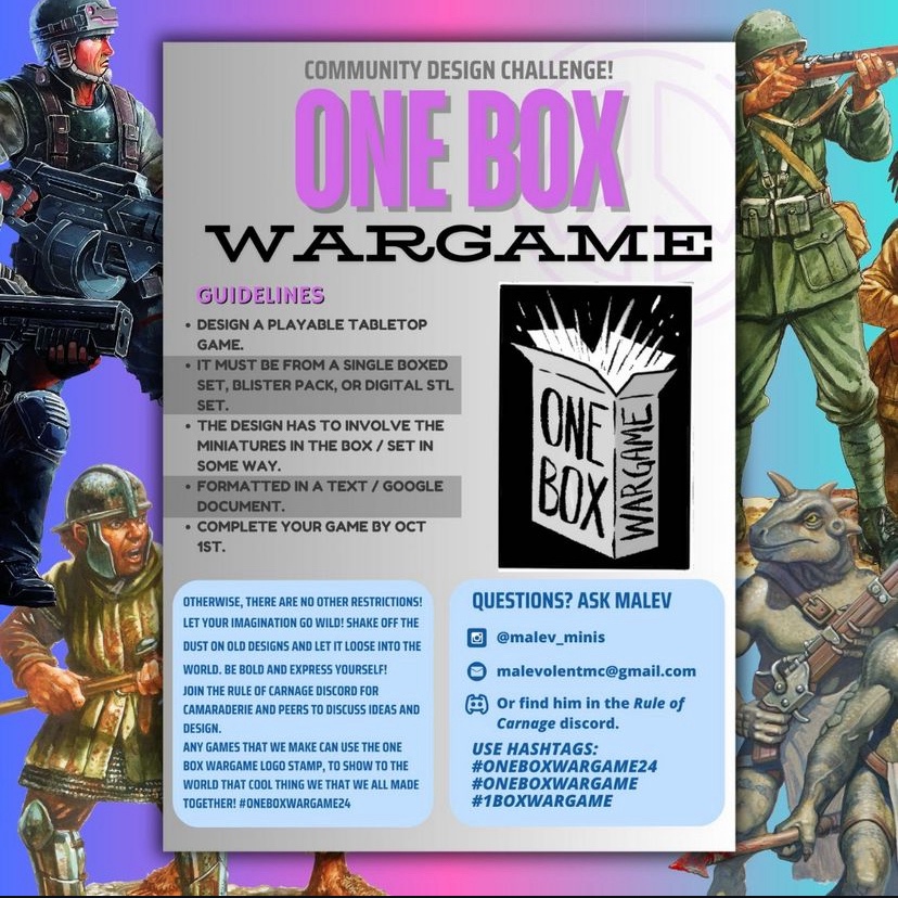 The One Box Wargame Challenge – Deathzap